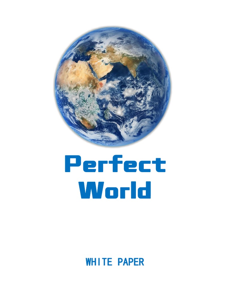Perfect World White Paper | PDF | Computing