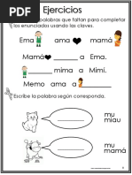 Mi Mamá Mi Mamá Me Ama. Amo A Mi Mamá. Memo Mima A Mimí. Mimí Ama A ...
