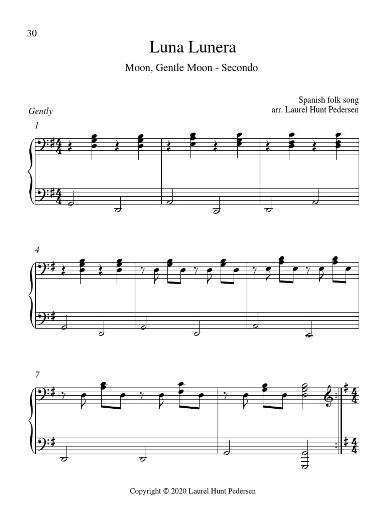 Luna Lunera: Moon, Gentle Moon - Secondo | PDF