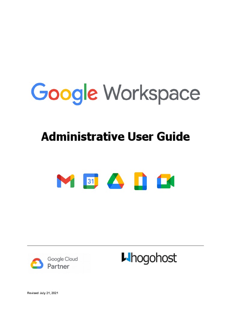 Google Workspace - Adminstrative User Guide | PDF | Gmail | Microsoft ...