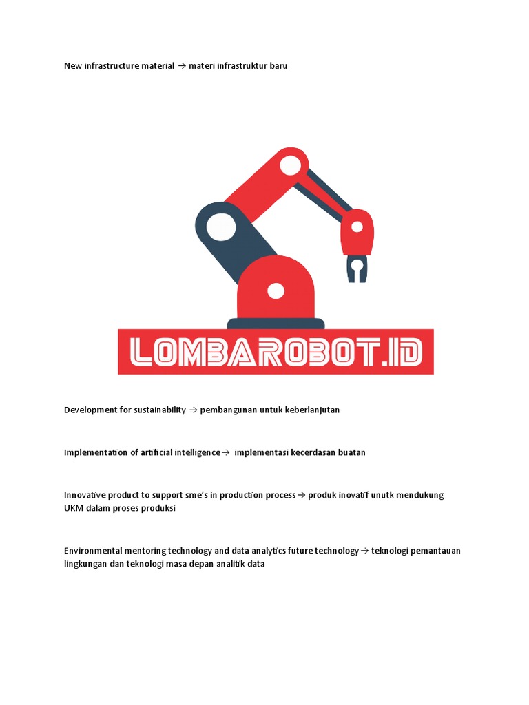 Lomba Robot | PDF