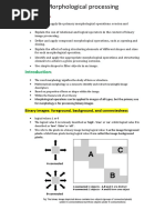 Morphological Processing | PDF | Image Segmentation | Pixel