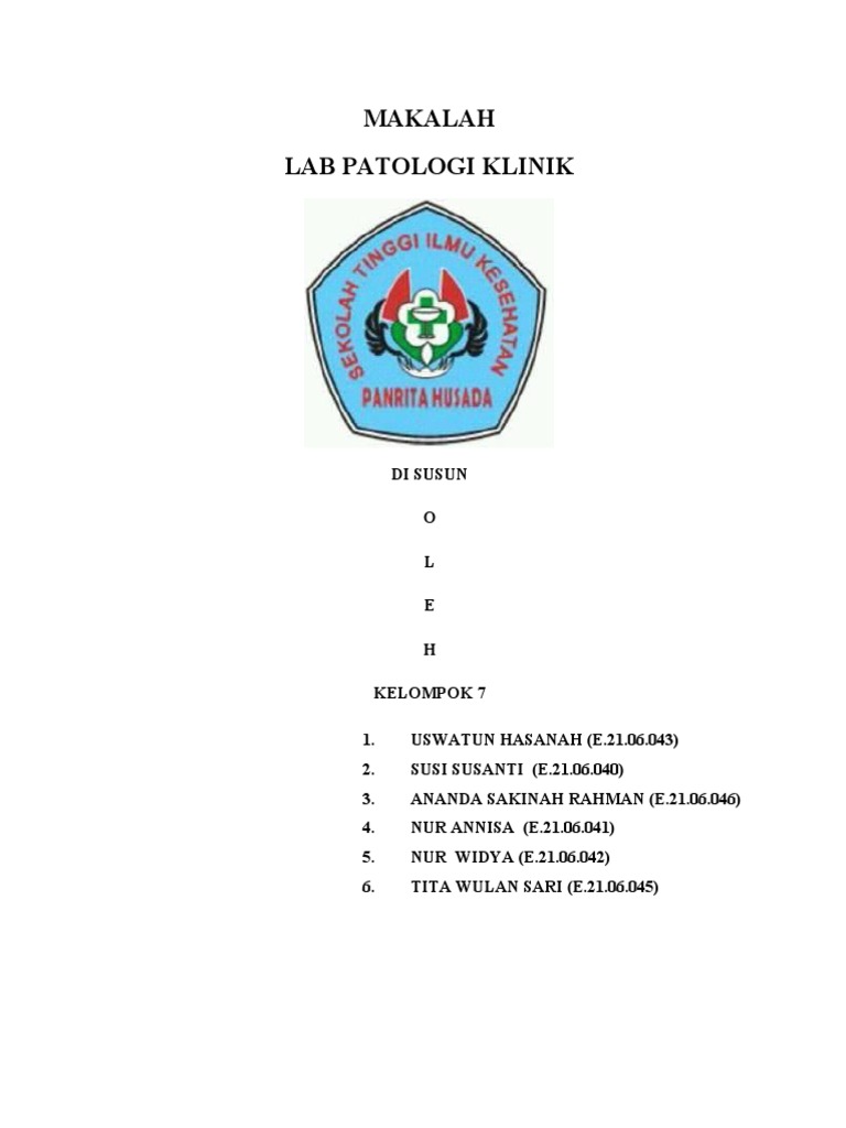 Patologi Klinik | PDF | Pengembangan Diri | Kesehatan Holistik