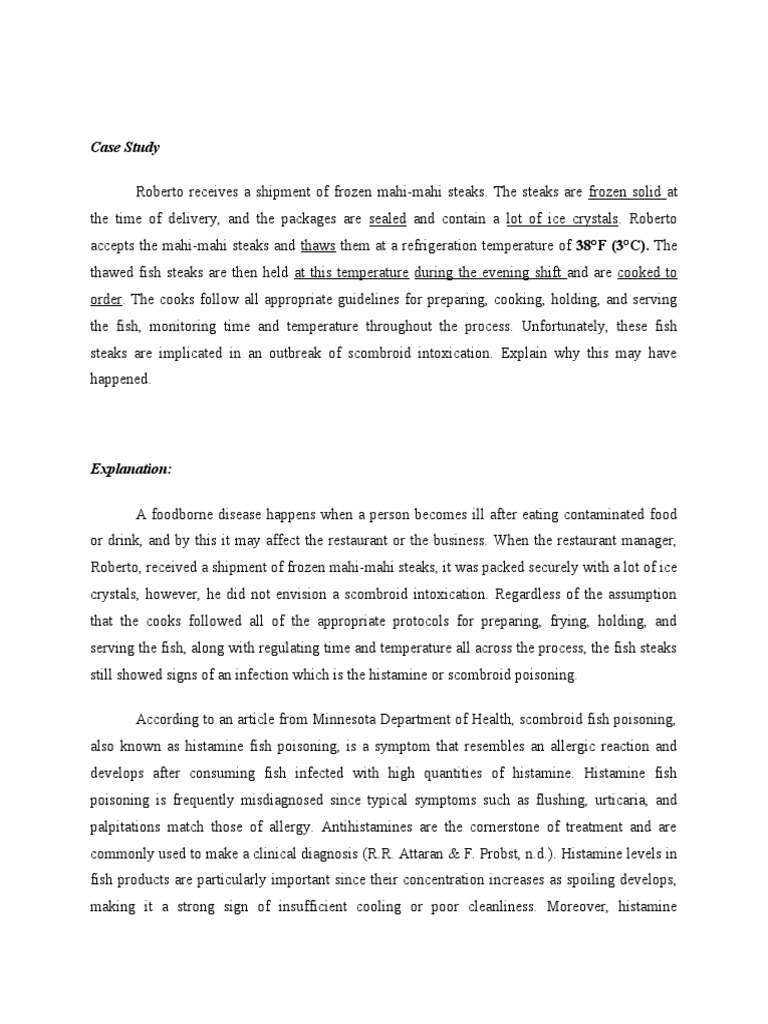 Case Study | PDF | Food And Drink | Nutrition