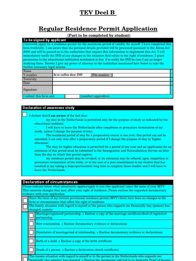 VVR Formulier Met MVV | PDF | Marriage | Birth Certificate