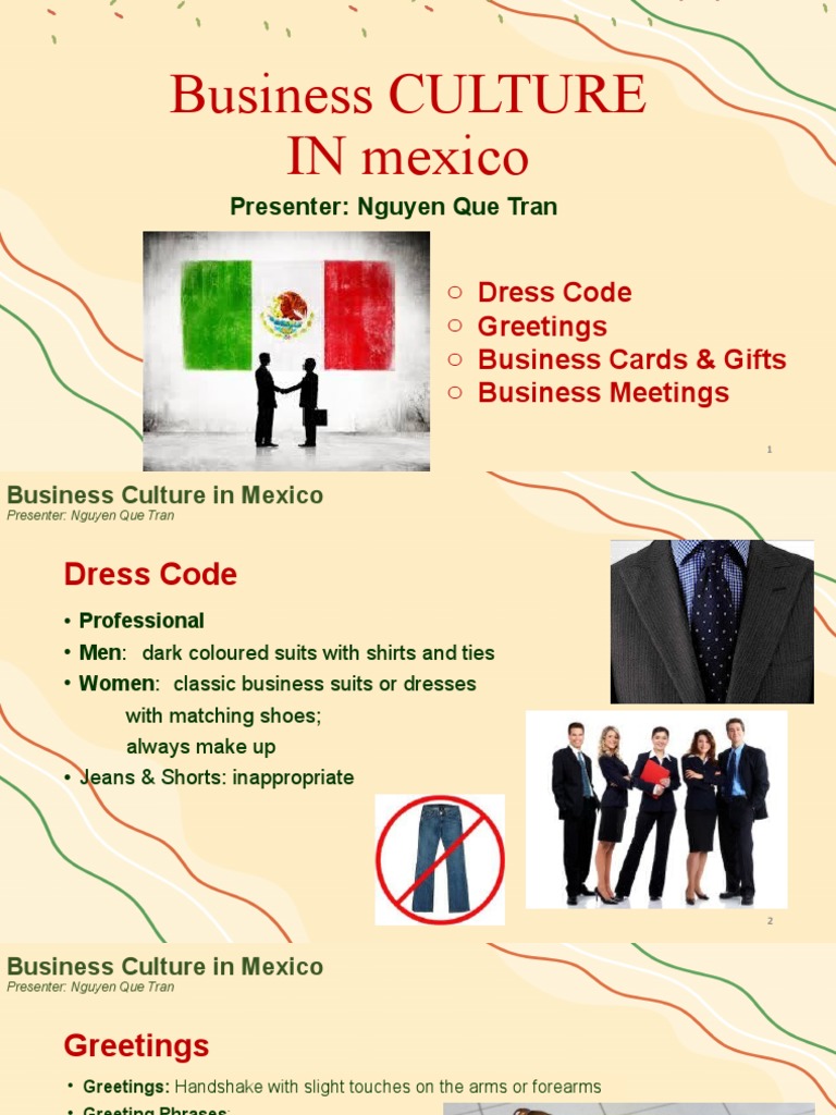 NguyenTran IC Mexico Business Culture | PDF | Human Communication ...