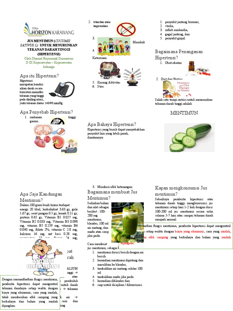 Leaflet Jus Mentimun | PDF