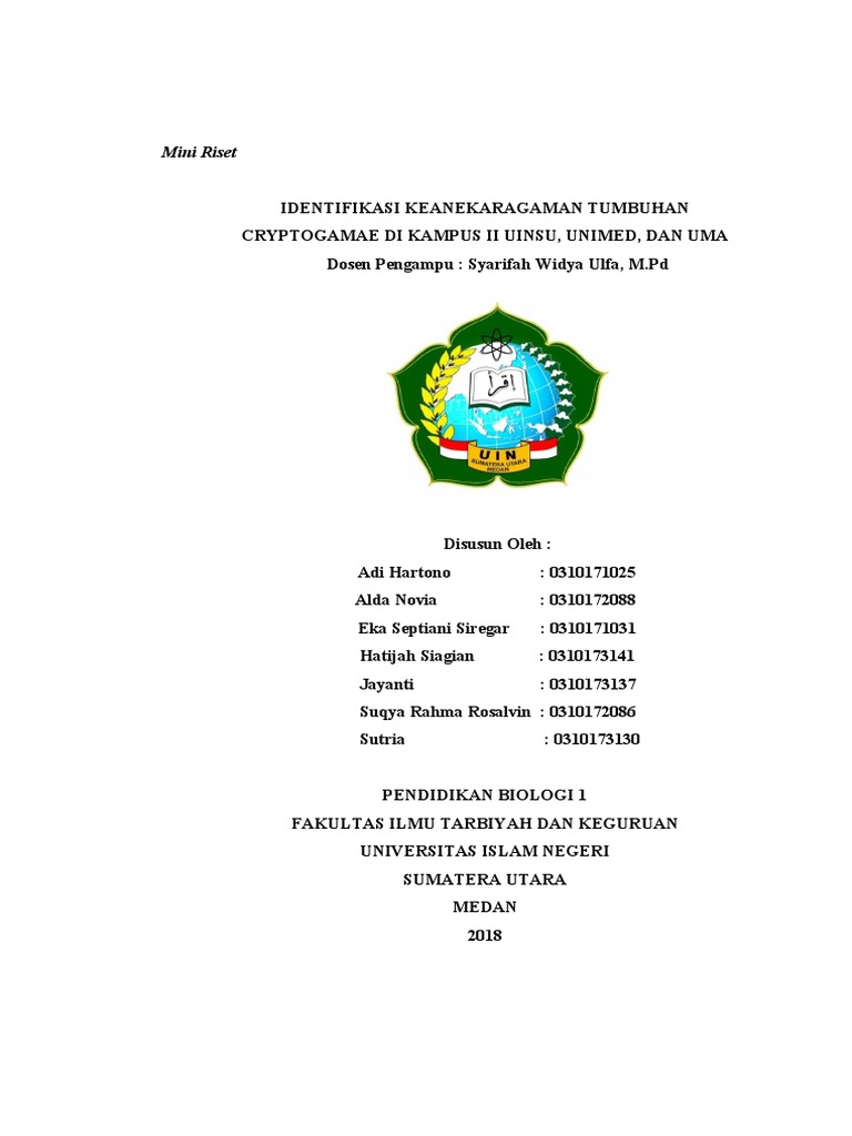 Mini Riset Botani Kel 1 | PDF