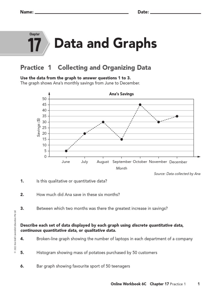 Data and Graphs Practice | Download Free PDF | Histogram