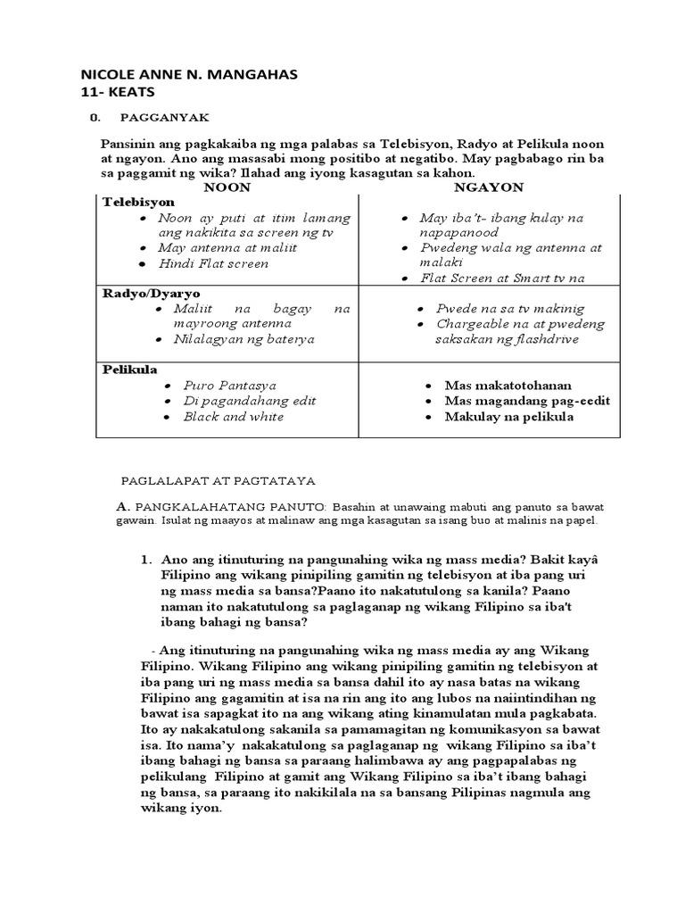 Aralin Ii KPWKP | PDF