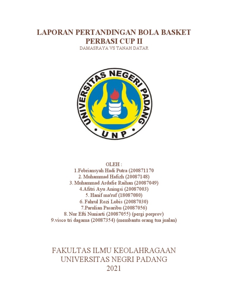 Laporan Obsevasi Pertandingan Bola Basket | PDF