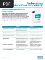 Roto Inject Fluid NDURANCE: Atlas Copco Lubricants | PDF | Lubricant ...