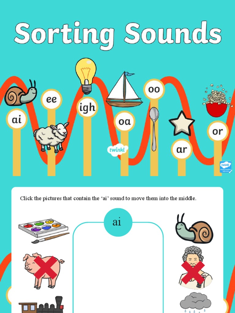 Ai Ee Igh Oa Oo Ar and or Sorting Sounds | PDF | Language Arts & Discipline