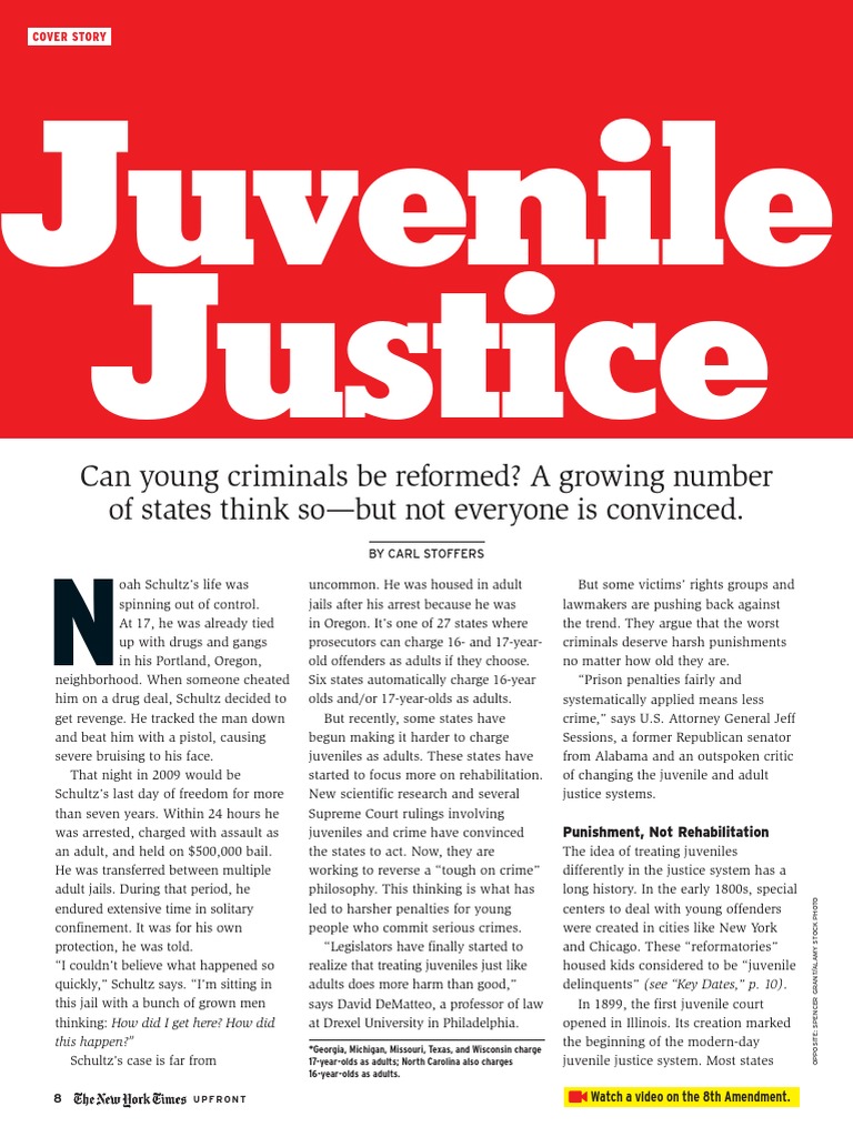 Juvenile Justice Reading | PDF | Juvenile Delinquency | Juvenile Court
