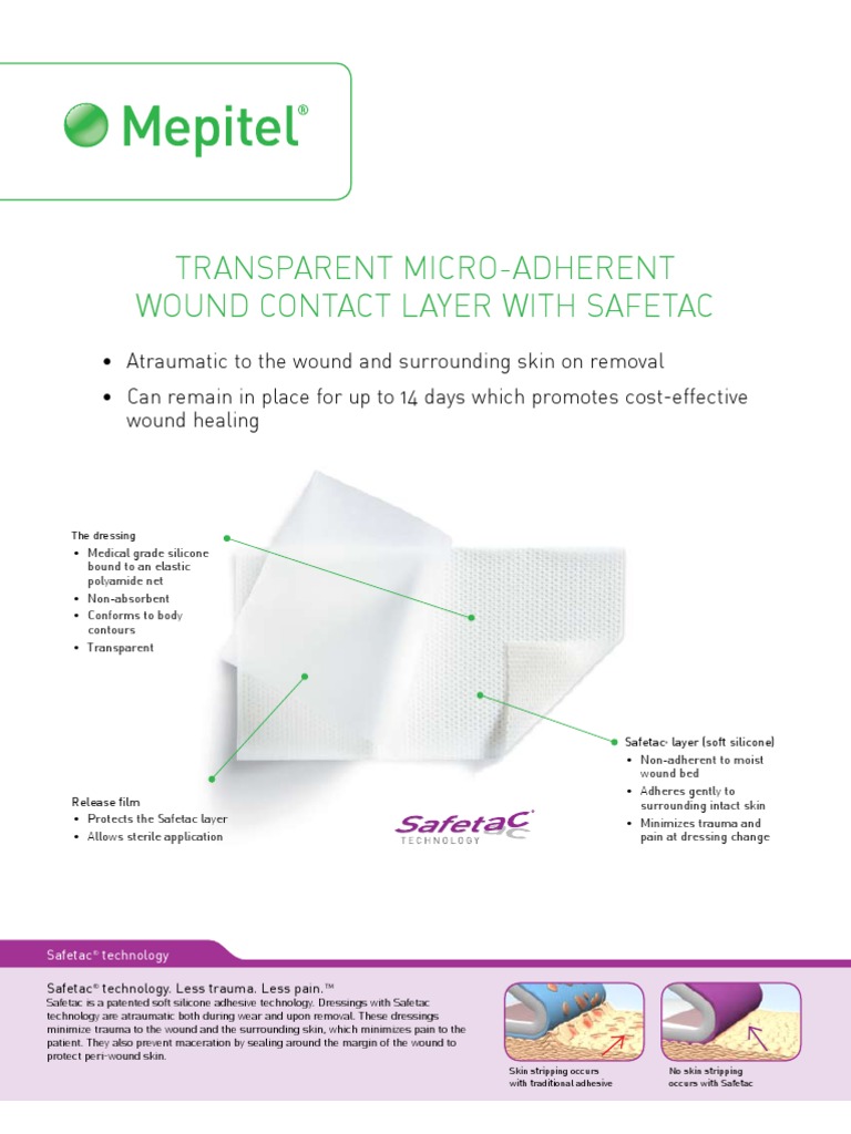 Mepitel E | PDF | Wound | Diseases And Disorders