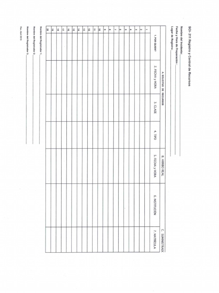 Sci Formulario 211 | PDF