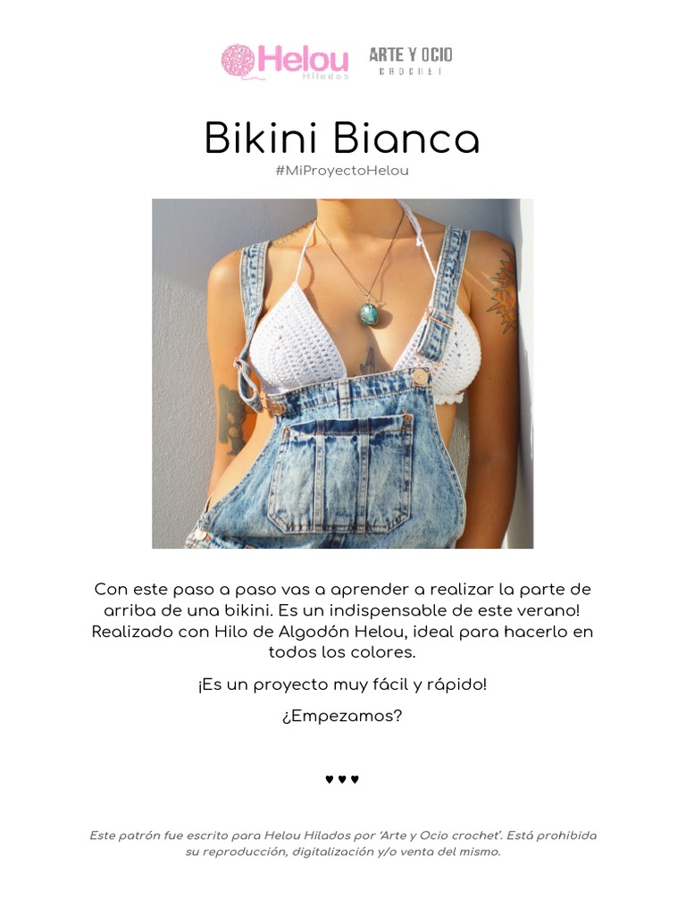 Mi Proyecto Helou - Bikini Bianca | PDF | Tejer