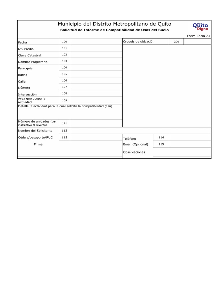 Formulario Icus | PDF