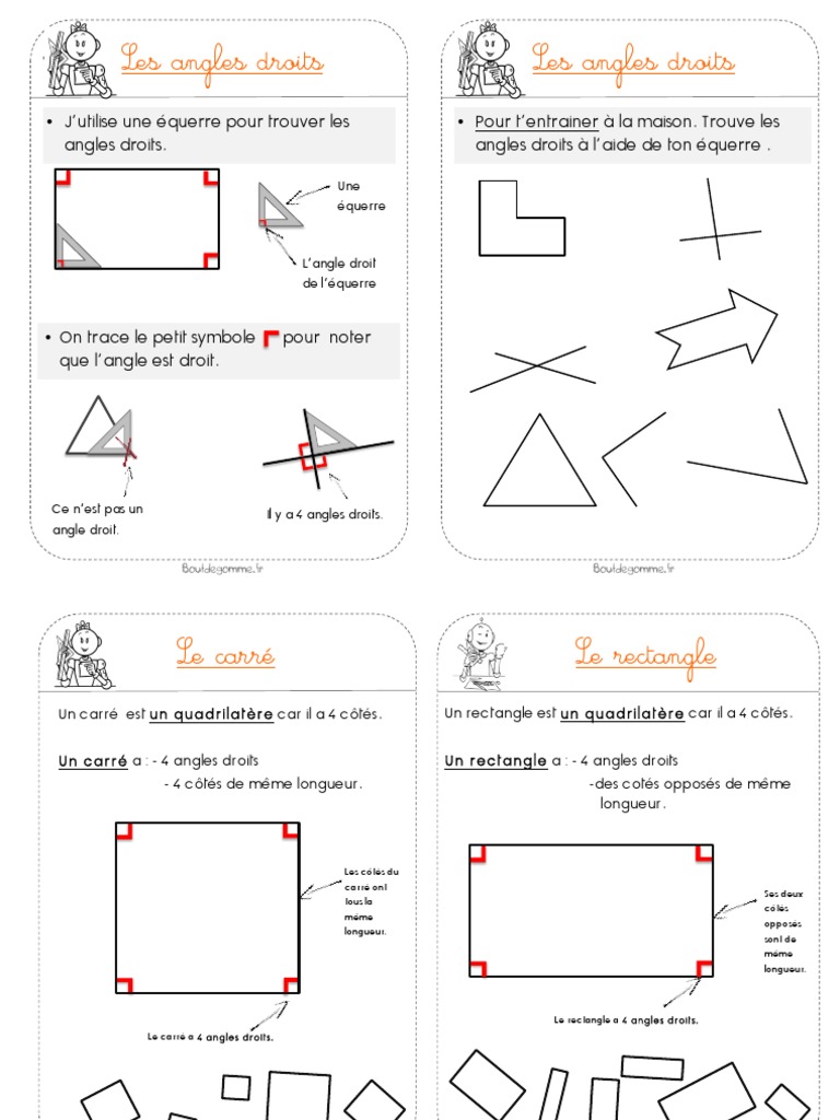 Découvre les Angles et Formes | PDF | Triangle | Géométrie