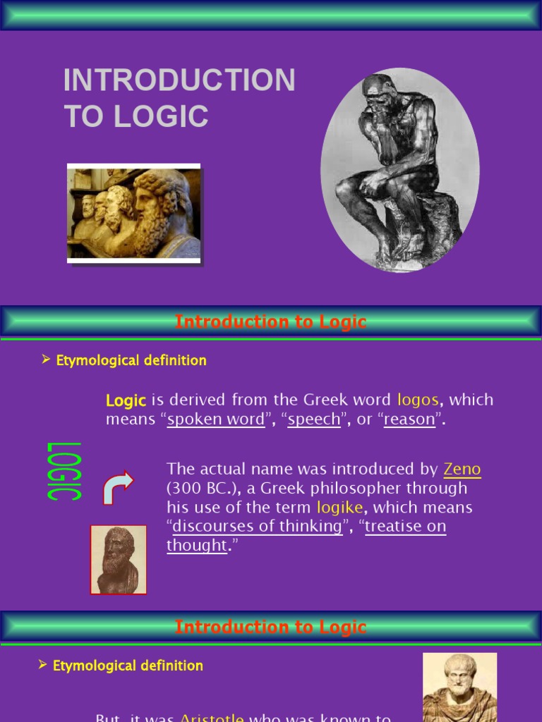 Presentation Logic | PDF | Logic | Argument