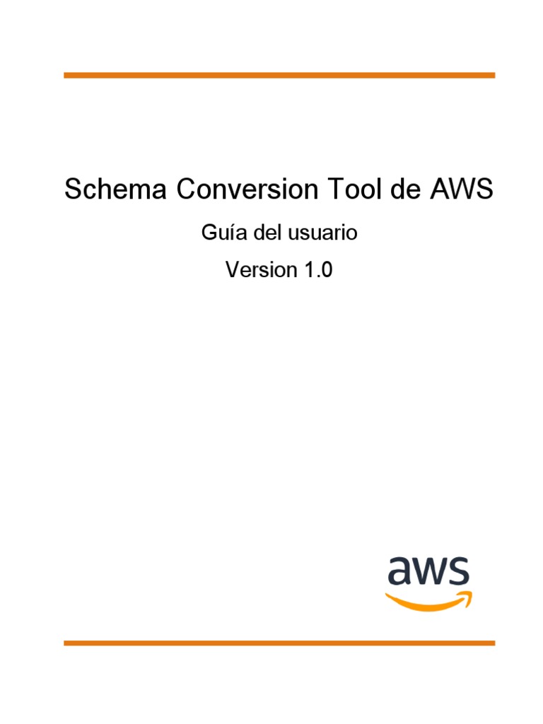 Schema Conversion Tool | PDF | Mi sql | Servicios web de Amazon