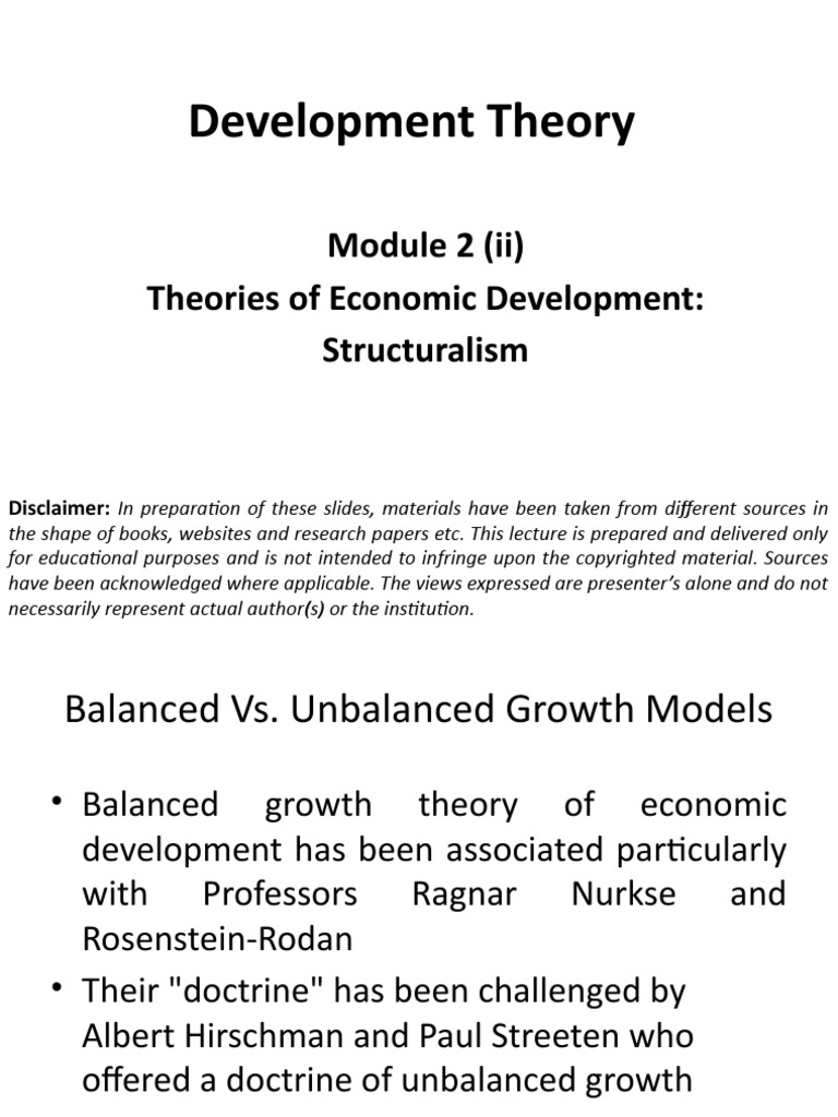 Development Economics-Module 2ii | PDF | Labour Economics | Economic Growth