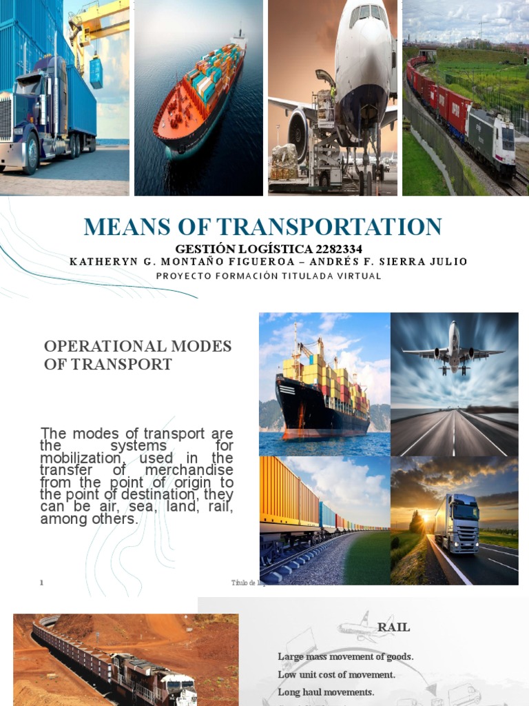 Means of Transportation | PDF | Oil Tanker | Cargo