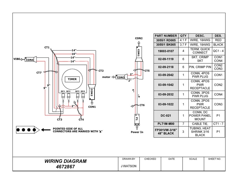 Wiring Diagram 4672867: Qc1 Qc2 Qc3 Qc4 | PDF | Joining | Electrical ...