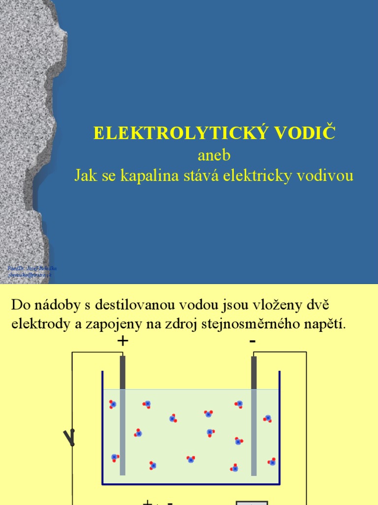 01-Elektrolyticky Vodic | PDF