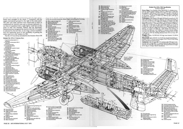 He219 Cutaway | PDF