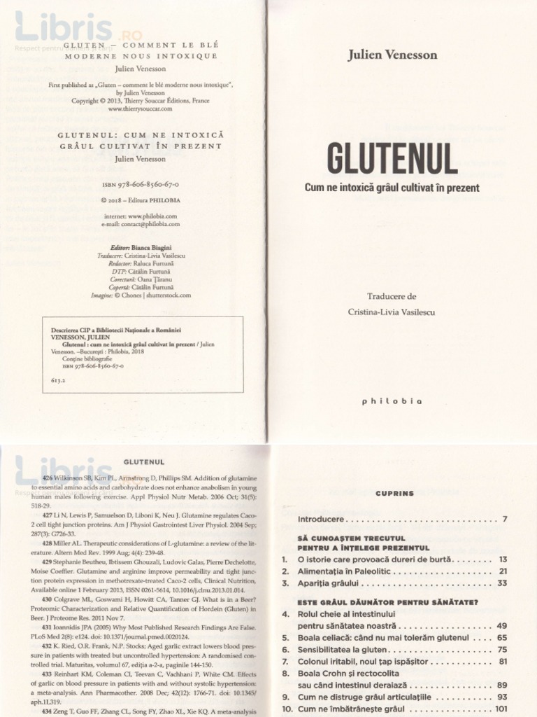 Glutenul - Cum Ne Intoxica Graul Cultivat in Prezent | PDF | Nutrition ...