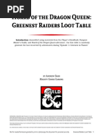 D&D 5E Wealth by Level Guide | PDF