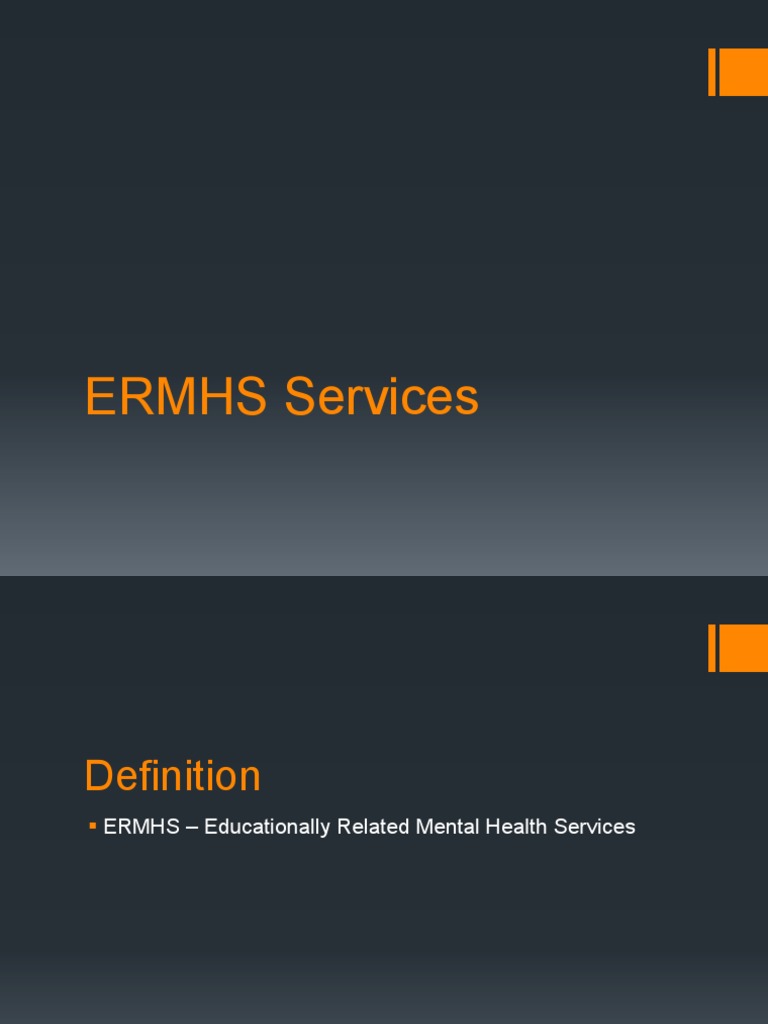Understanding ERMHS Services and Eligibility | PDF | Individualized ...