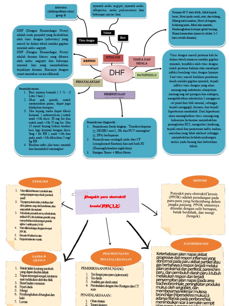 Mind Map DHF & Ppok | PDF