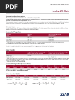 Hardox 400 Mechanical Properties Overview | PDF | Hardness | Wear