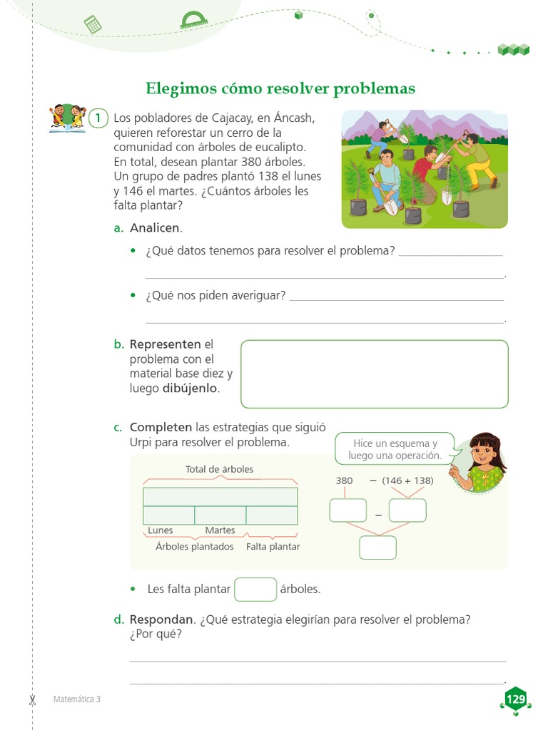Matemática 3 Cuaderno de Trabajo para Tercer Grado de Educación ...