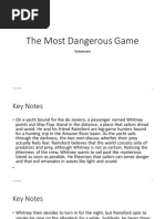 The Most Dangerous Game Study Guide | PDF