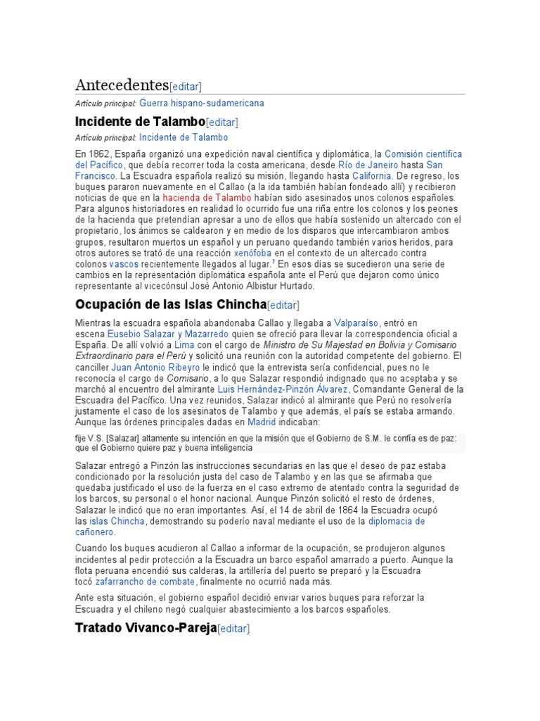 Combate del Callao: Historia y Contexto | PDF | Guerra Naval | Buques