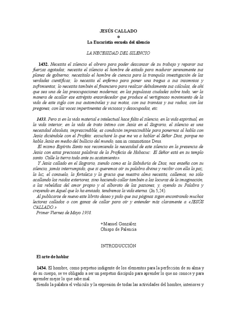 Jesús Callado | PDF | Amor | Jesús