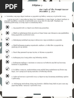 Filipino Table of Specification Sample | PDF