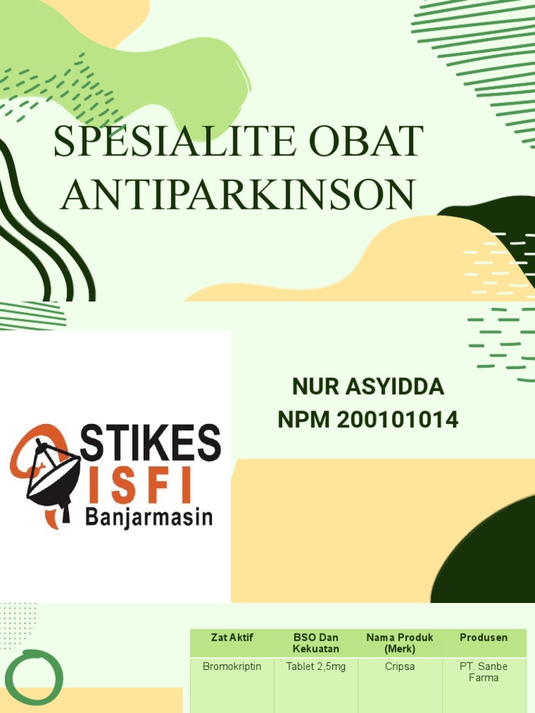 Obat Hexymer untuk Parkinson: Dosis & Efek Samping | PDF