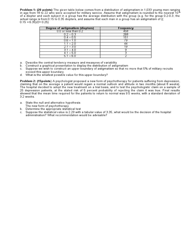 Stat 218-Converted 1 | PDF | Statistics | Probability Distribution