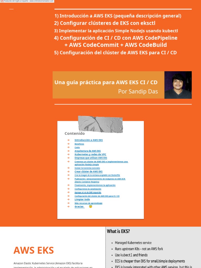 Aws Eks Ci Cd With Aws Codecommit Aws Codebuild Aws Codepipeline Final Enes Pdf