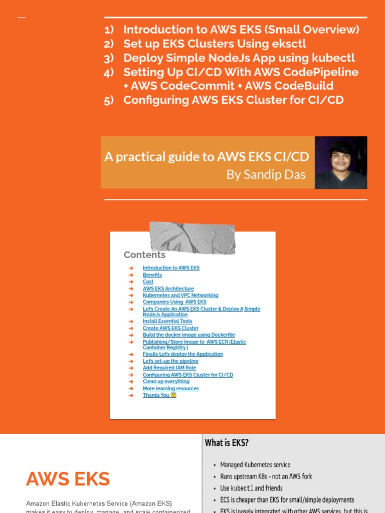 AWS EKS CI - CD With AWS CodeCommit + AWS CodeBuild + AWS CodePipeline - Final | PDF | Amazon ...