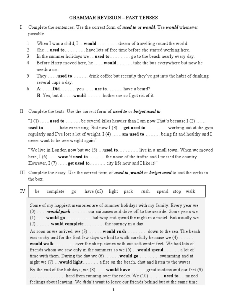 Grammar Practice | PDF