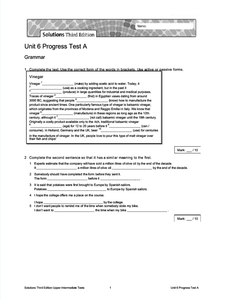 PDF Sol3e Uppint U6111111111111212121212 Progress Test A DD | PDF PDF Sol3e Uppint U6111111111111212121212 Progress Test A DD | PDF