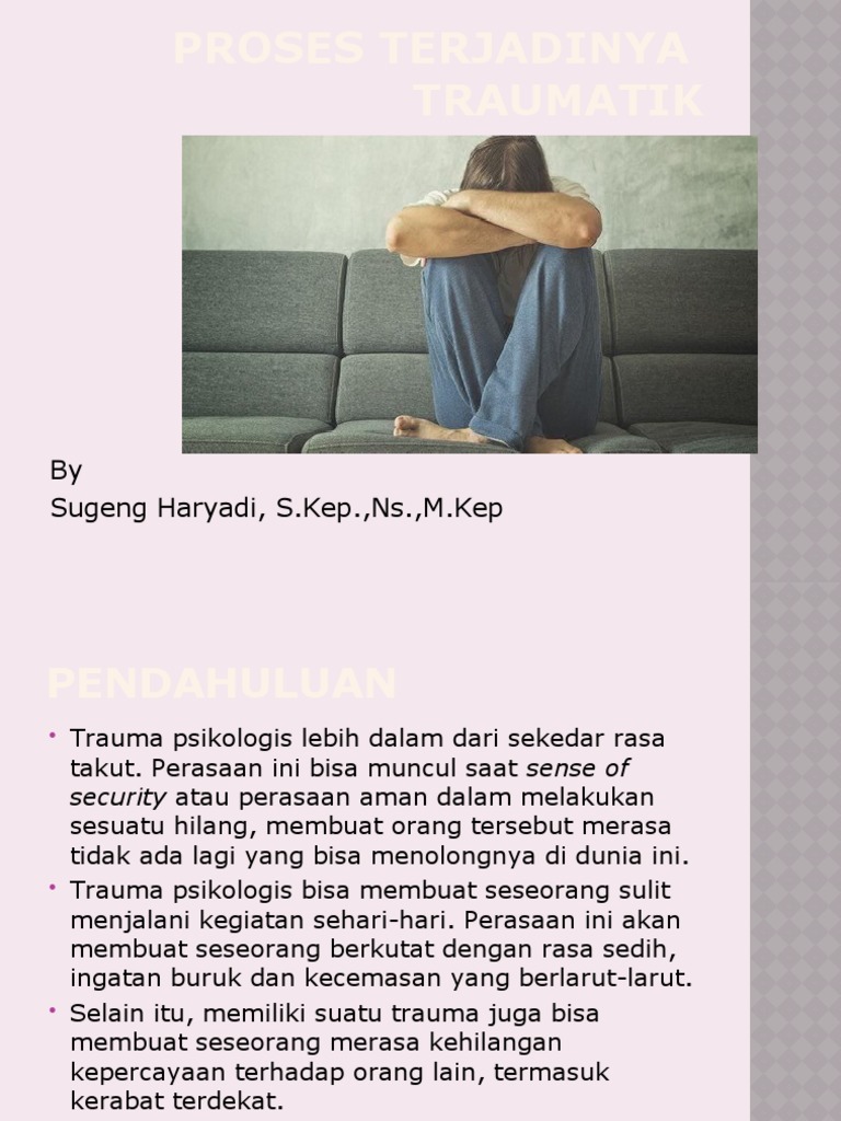 Proses Terjadinya Traumatik | PDF