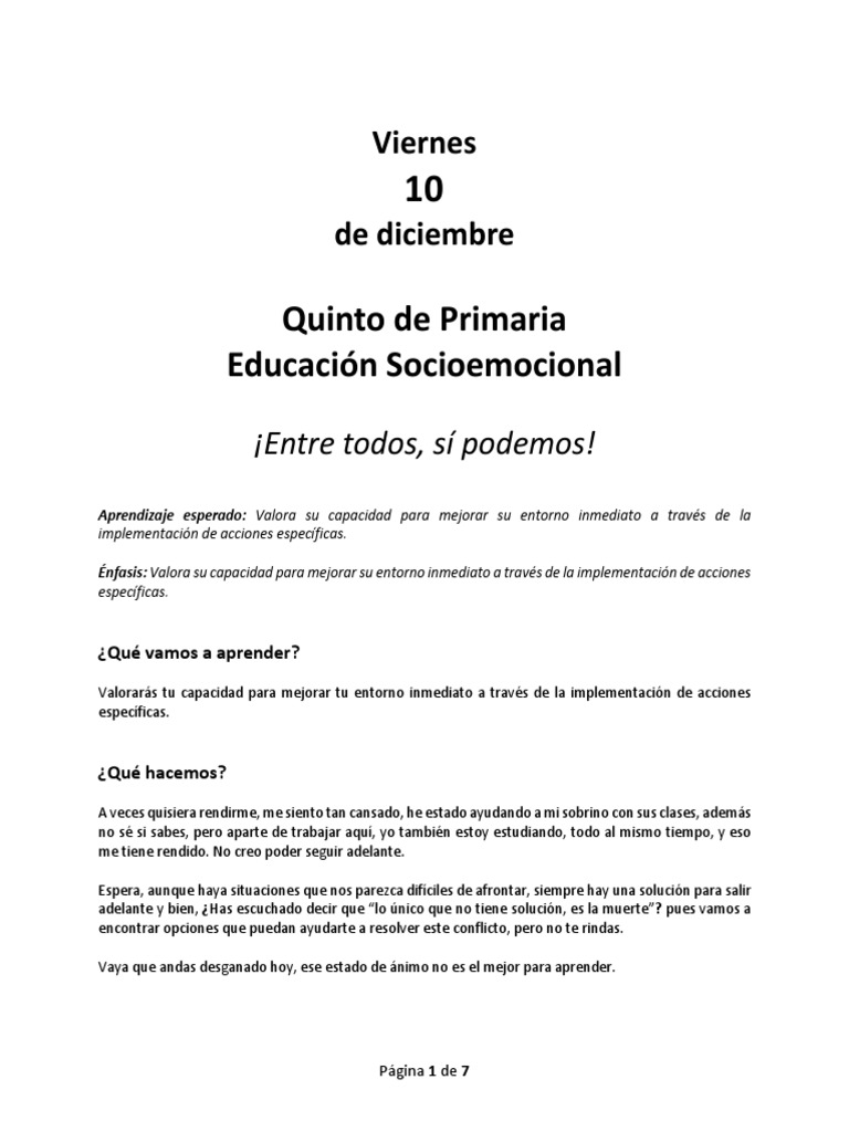 Educación Socioemocional | PDF | Malala Yousafzai