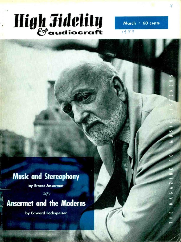 High Fidelity 1959 March | PDF | Phonograph | Loudspeaker