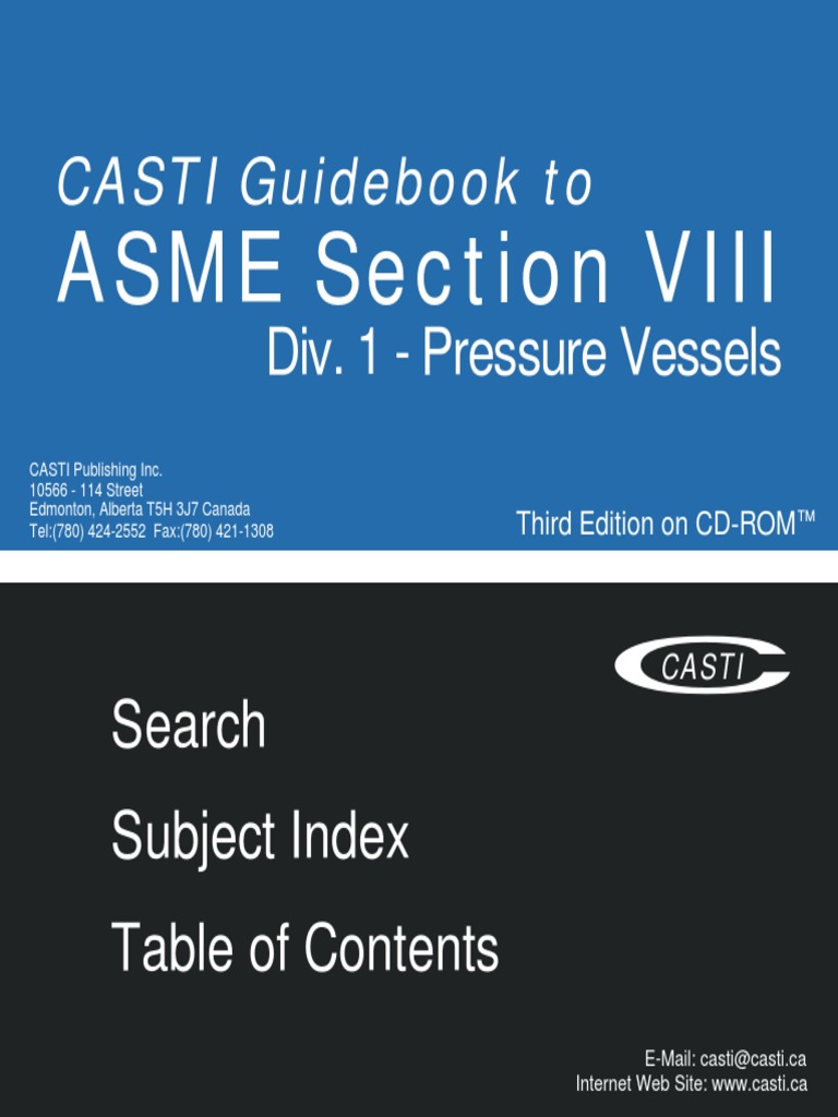 CASTI Guidebook Pressure Vesseles | PDF